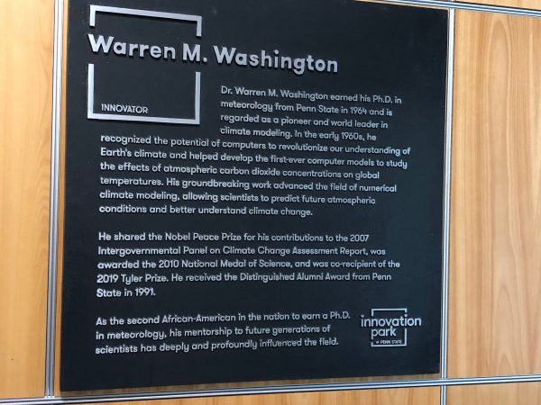 Dr. Warren Washington, Building Dedication at Penn State – NCAS-M